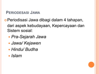 Jawa Pra Islam | PPTX