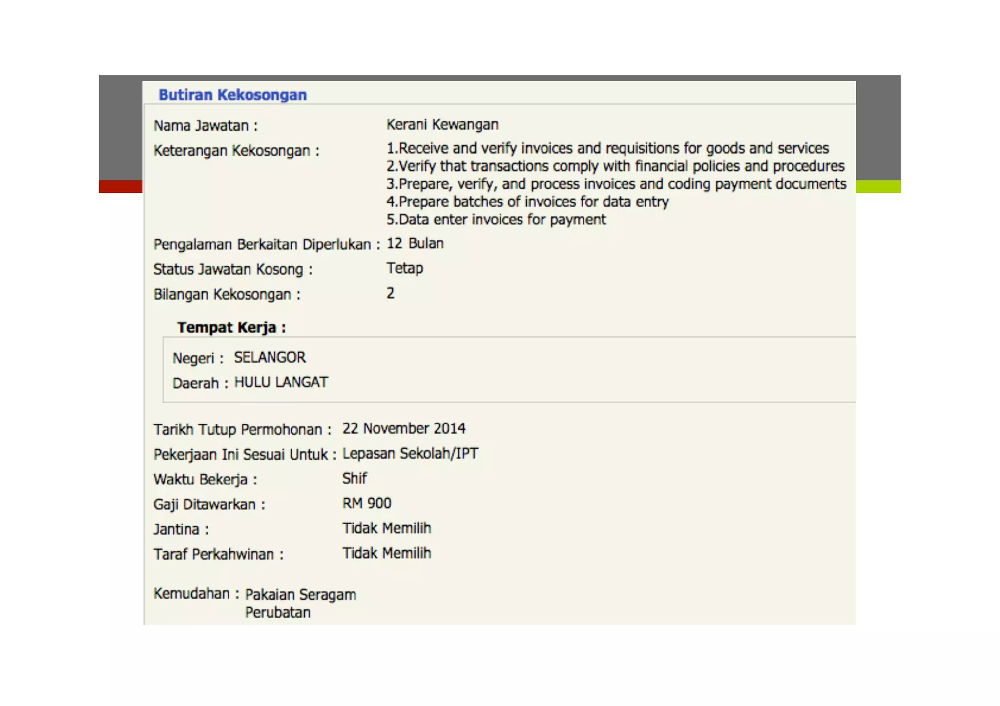 Jawatan Kosong KPJ Kajang Specialist Hospital | PDF