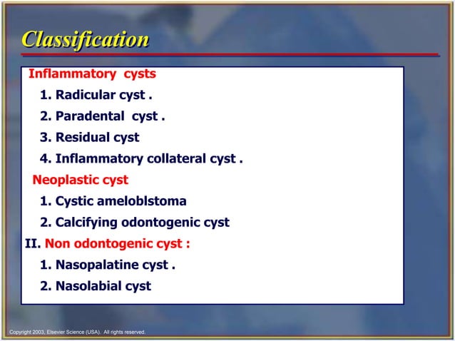 Jaw bone cyst | PPTX