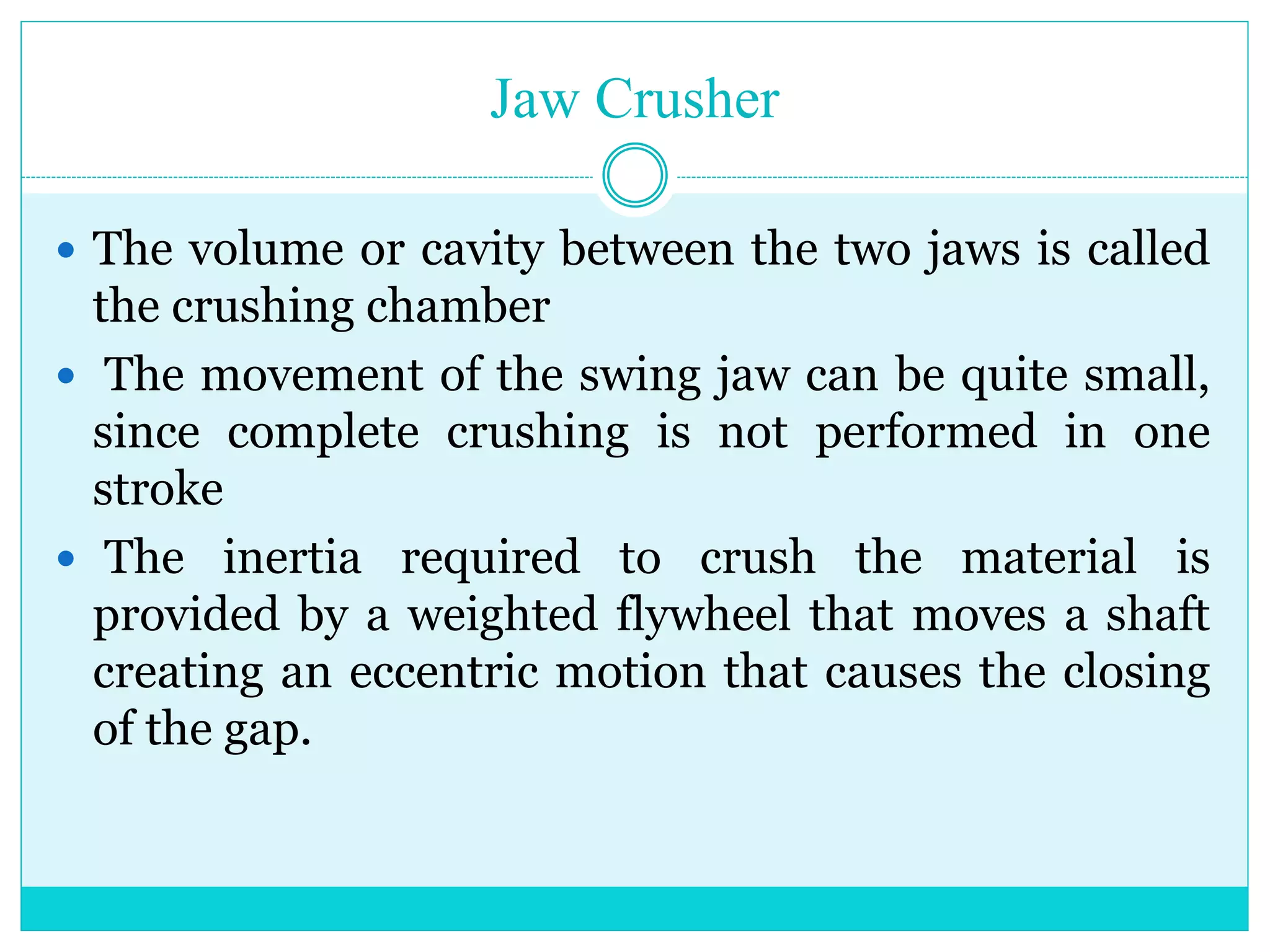 Jaw crusher | PDF