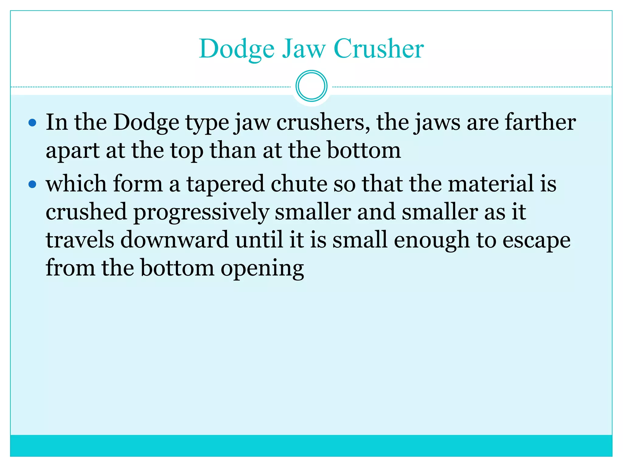 Jaw crusher | PDF