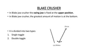 Jaw crusher | PPTX