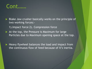 Jaw crushers | PPTX