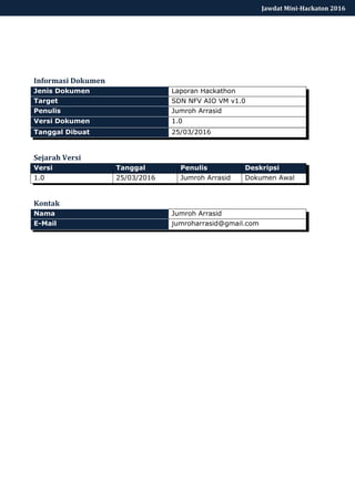 Jawdat Mini Hackaton 2016 by Jumroh Arrasid | PDF