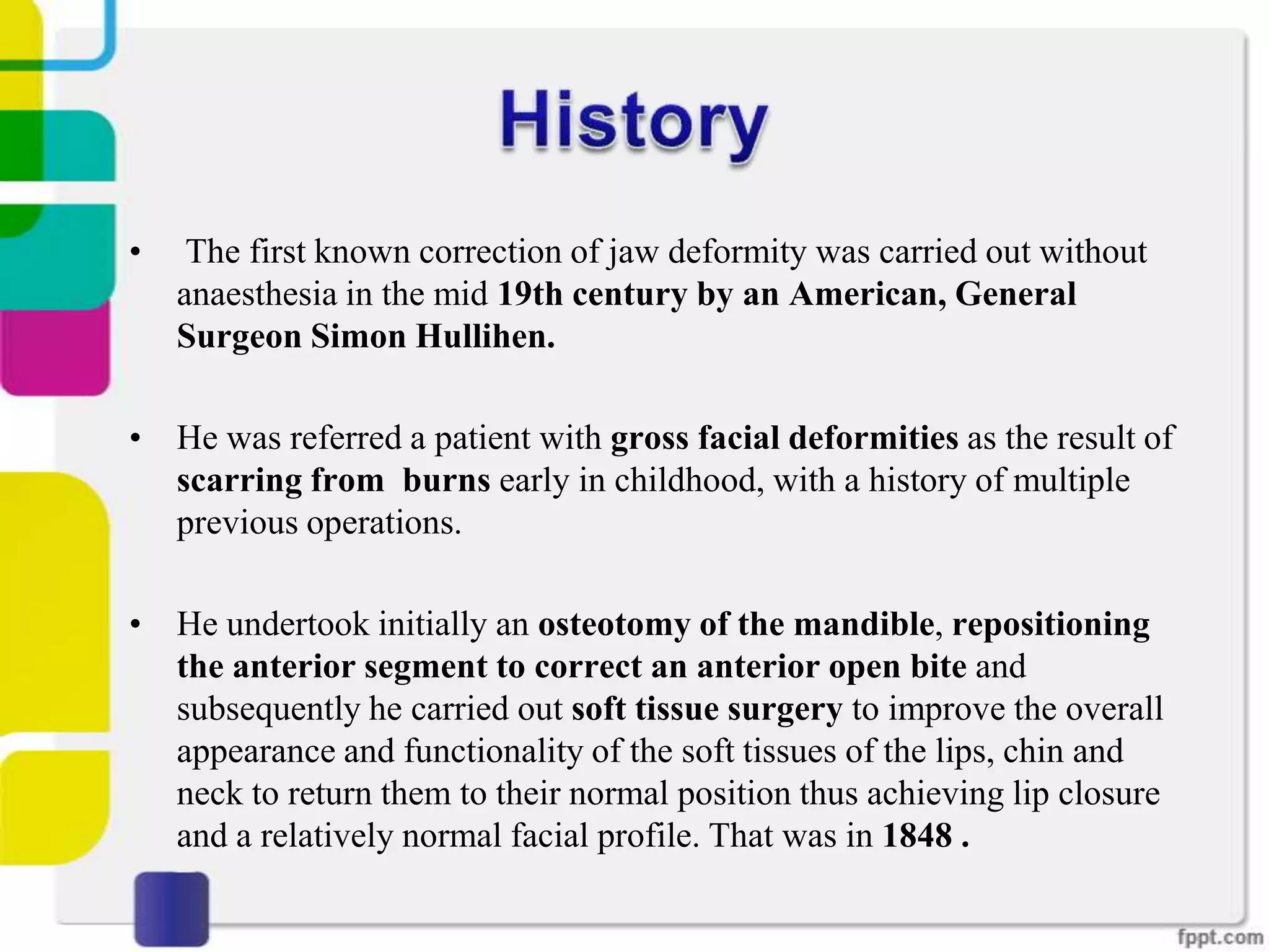 Jaw deformities | PPTX
