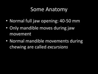 Jaw dislocation | PPTX