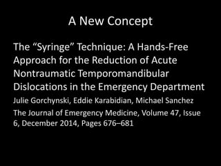 Jaw dislocation | PPT