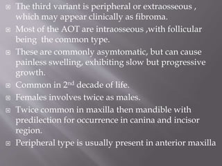 lesions of jaws ( Maxilla and mandible) | PPTX
