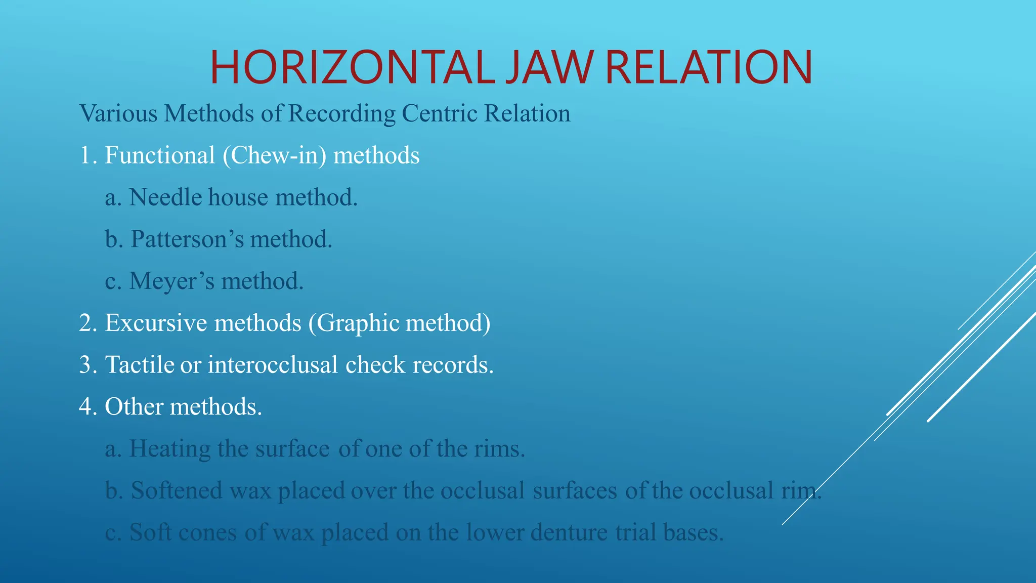 jaw relation in complete and partial denture | PPTX