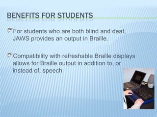 Jaws | PPTX | Operating Systems | Computer Software and Applications