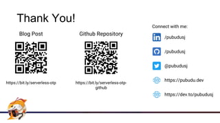OTP System with AWS Serverless | PPTX