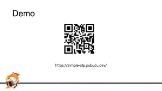 OTP System with AWS Serverless | PPTX