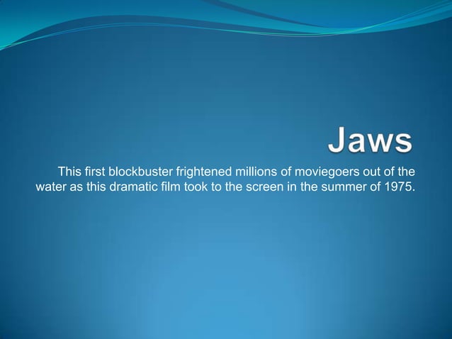 Jaws powerpoint | PPTX