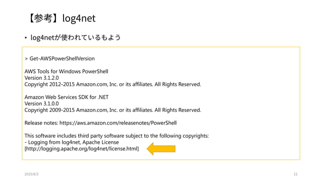 JAWS-UG CLI #25 LT - AWS Tools for Windows PowerShellでログを取得 | PPT