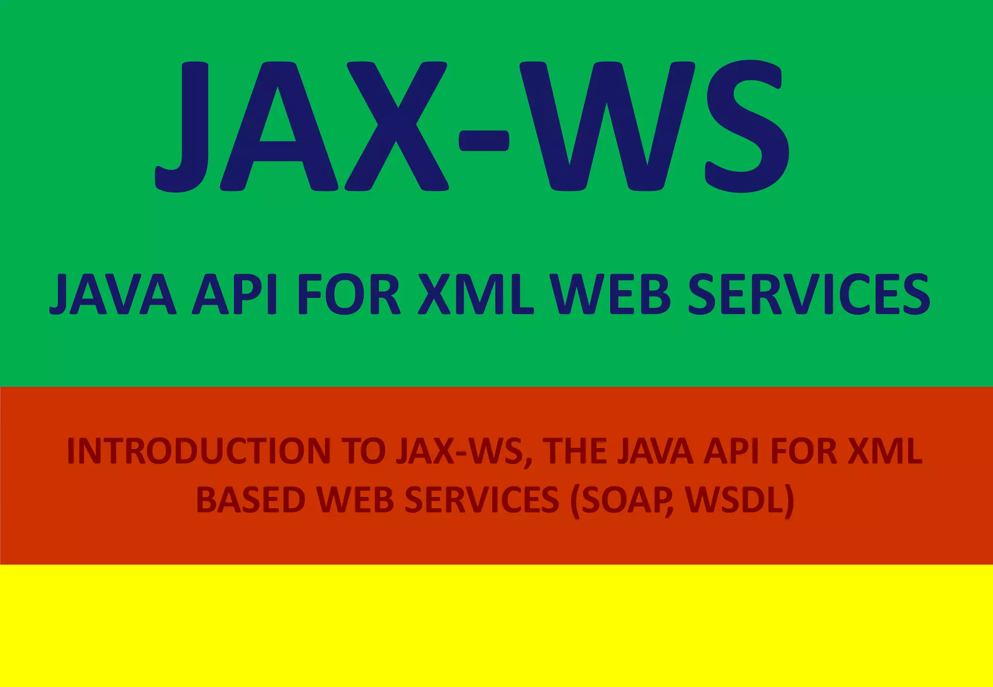 Jax ws | PPT
