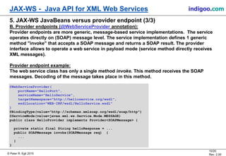 Java API for XML Web Services (JAX-WS) | PDF | Web Development | Internet