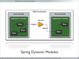 JAX 09 - OSGi Service Components Models | PPT