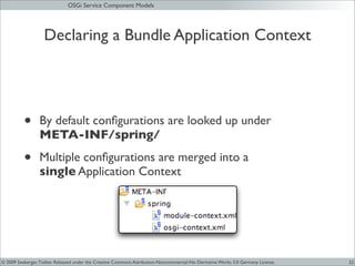 JAX 09 - OSGi Service Components Models | PPT