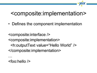 JSF2 Composite Components - Ian Hlavats | PDF
