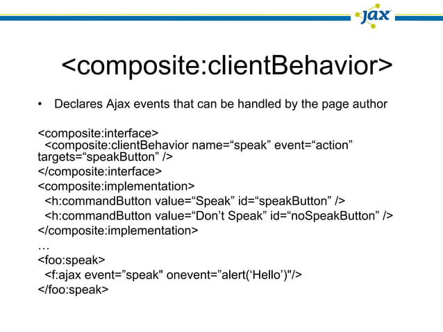JSF2 Composite Components - Ian Hlavats | PPT