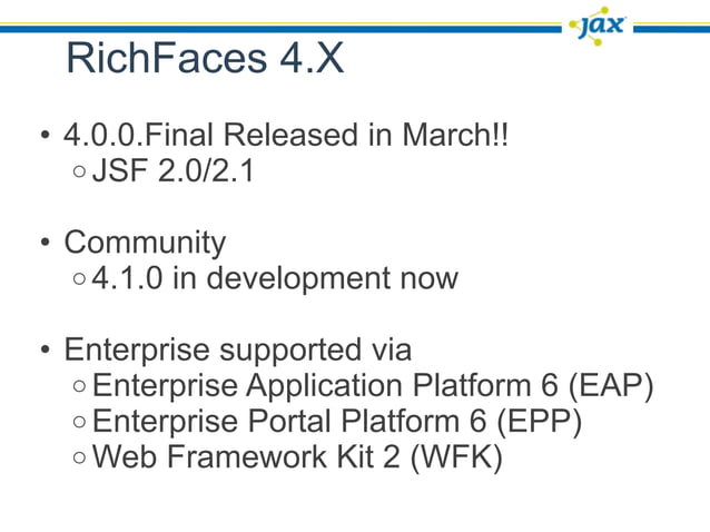RichFaces 4 Component Deep Dive - JAX/JSFSummit | PPT