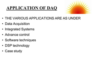 Data Acquisition System & Data Logger | PDF