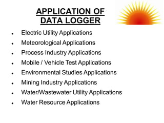 Data Acquisition System & Data Logger | PDF