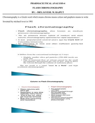 Flash chromatography | PDF