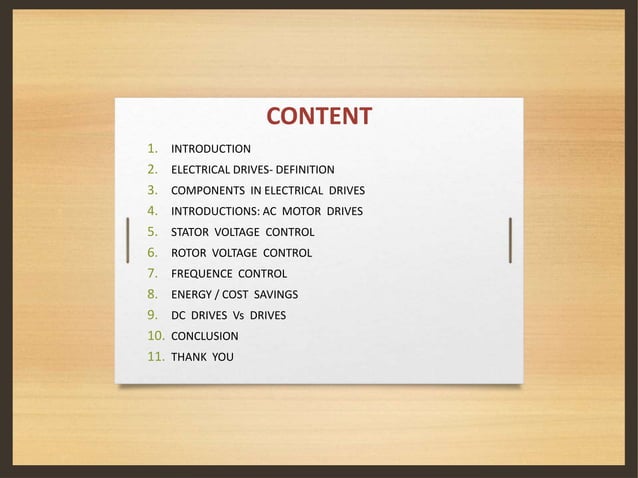 ELECTRICAL AC AND DC DRIVES | PPTX