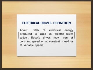 ELECTRICAL AC AND DC DRIVES | PPTX