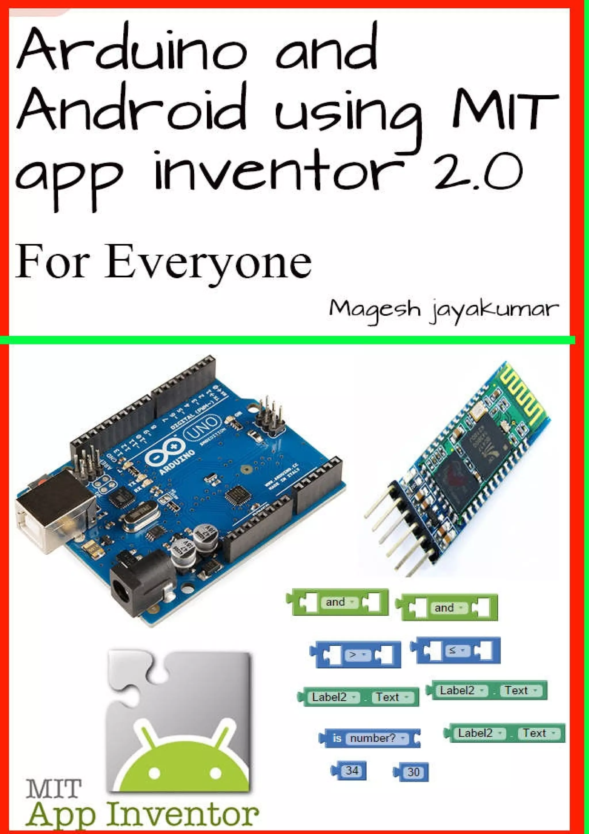 MIT App Inventor Guide to Control Arduino with Bluetooth | PDF