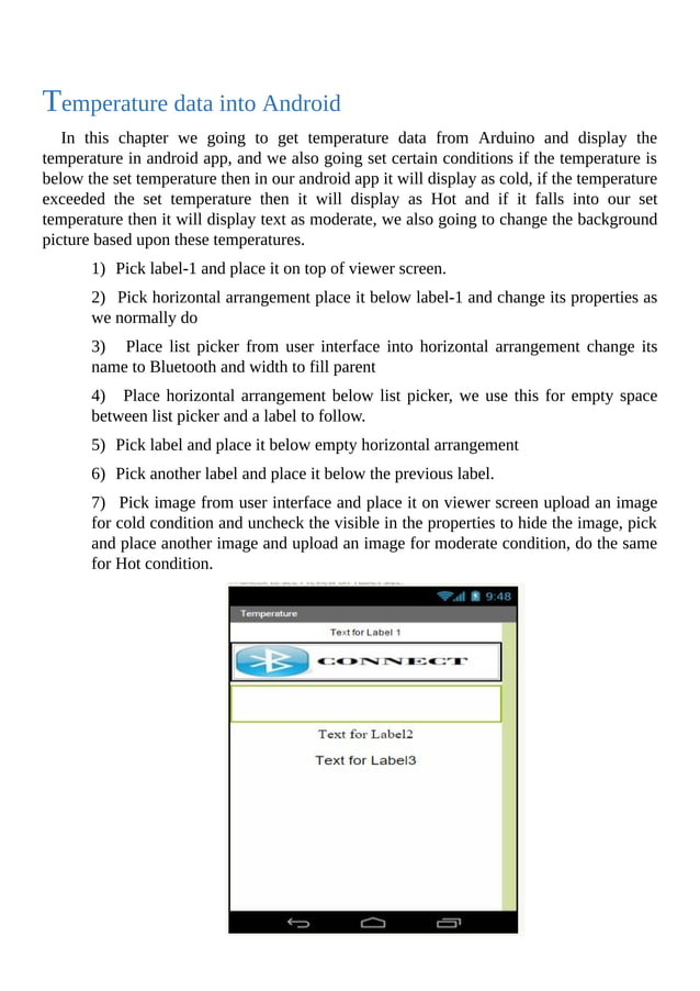Jayakumar m. arduino and android using mit app inventor 2.0