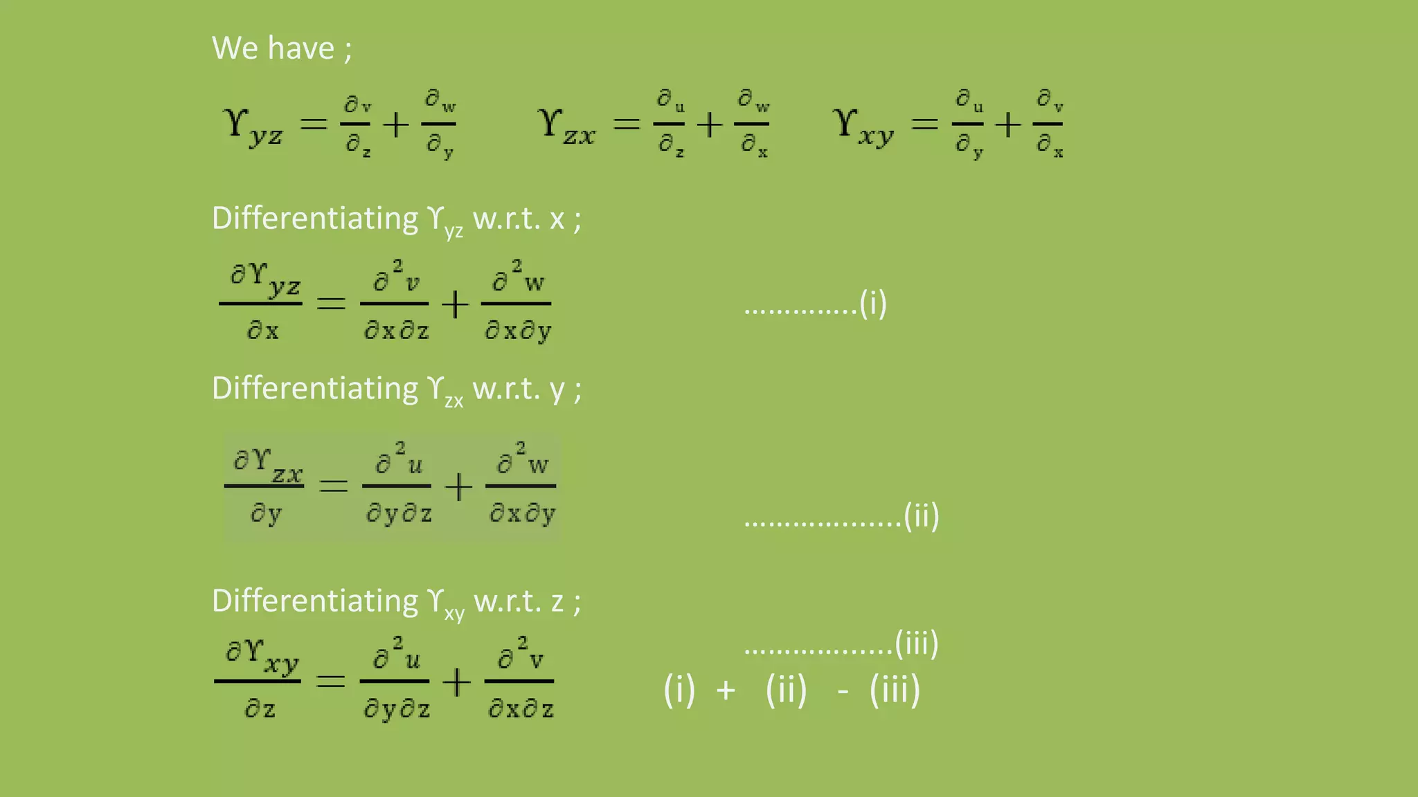 Compatibility equation and Airy's stress function of theory of ...