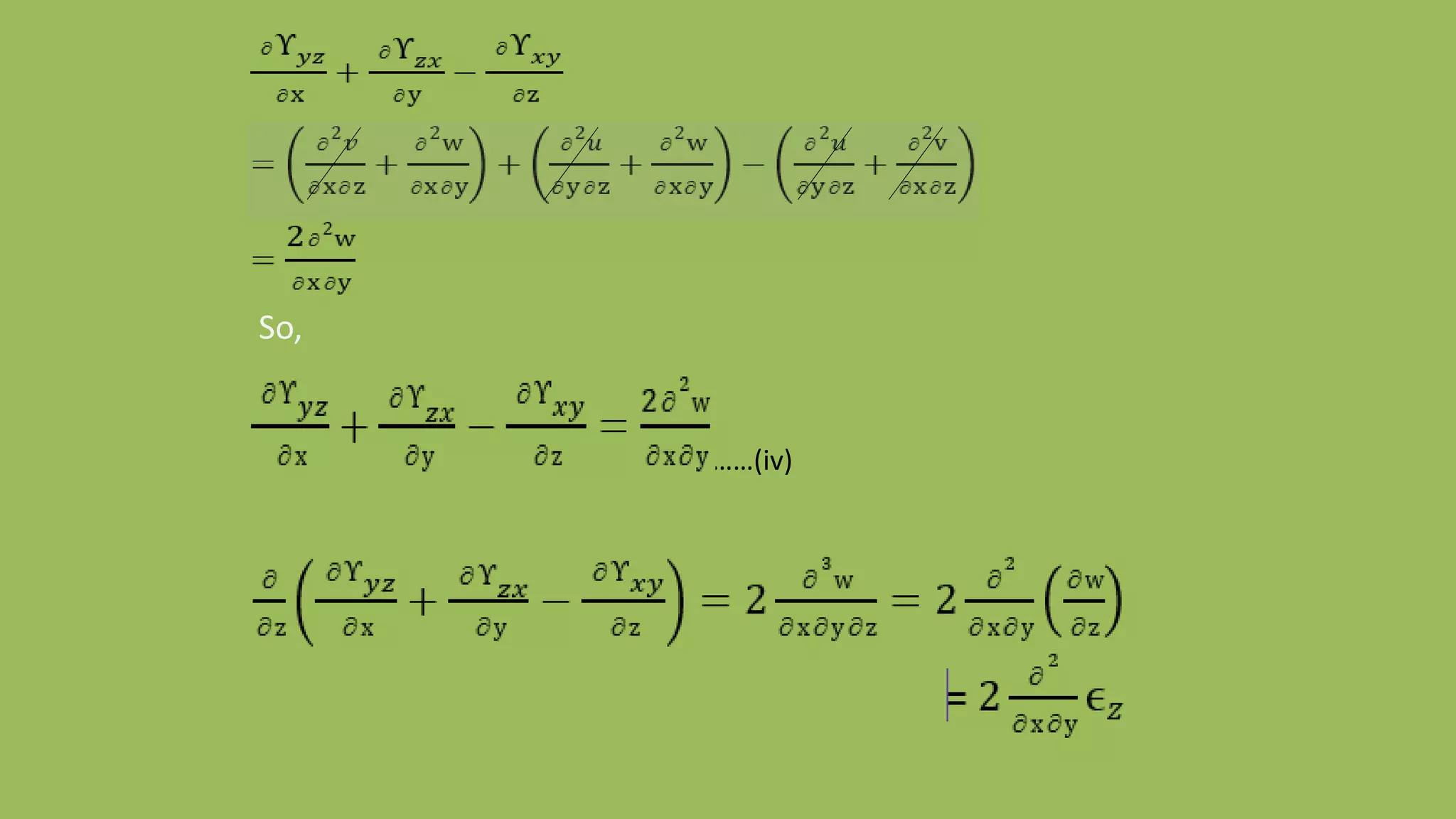 Compatibility equation and Airy's stress function of theory of elasticity | PPTX