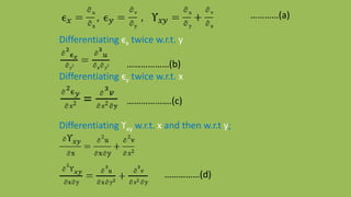 Compatibility equation and Airy's stress function of theory of elasticity | PPTX