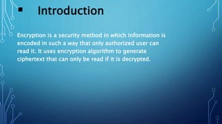 Encryption & Decryption | PPT