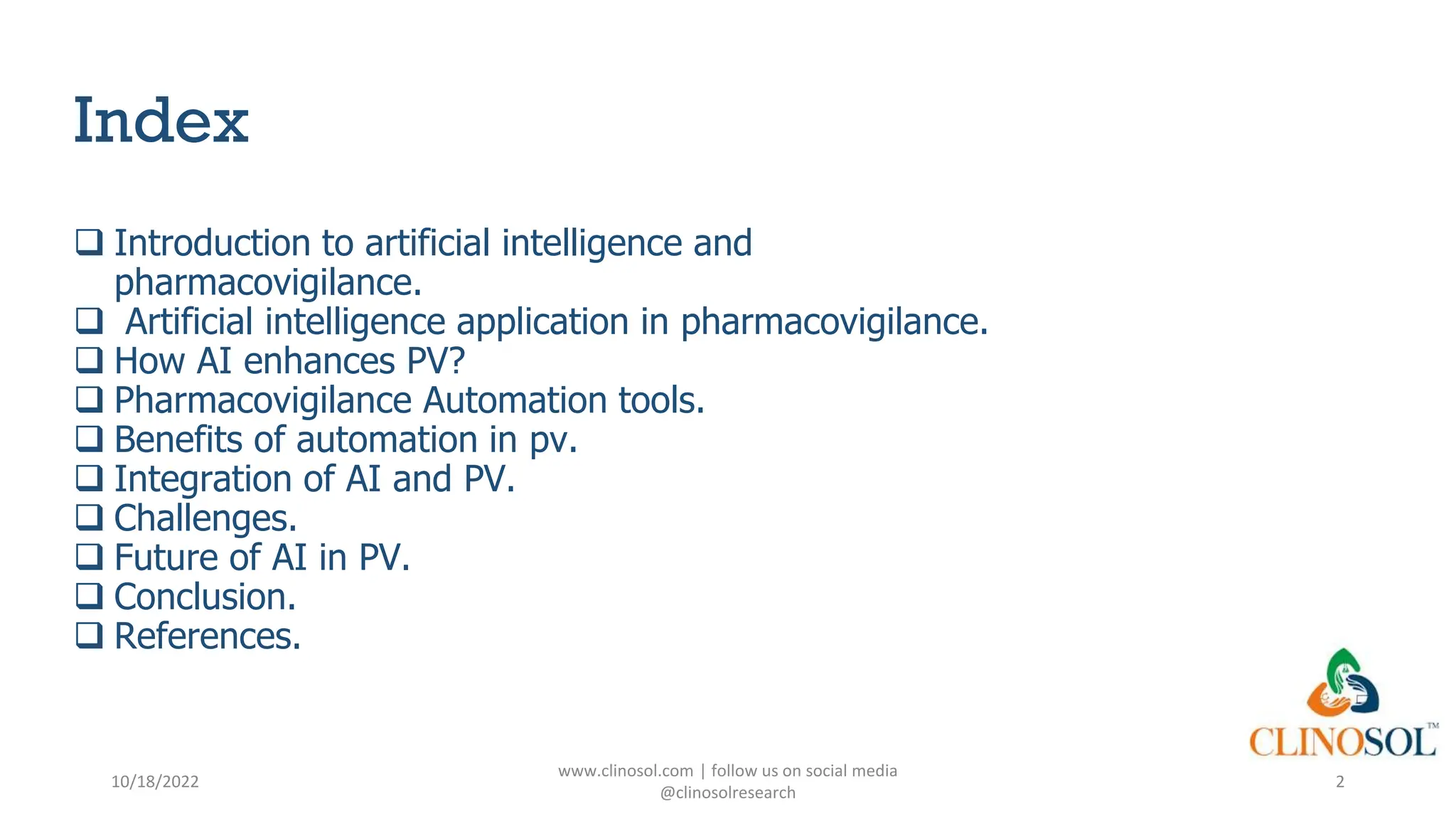 Artificial Intelligence in Pharmacovigilance | PPTX