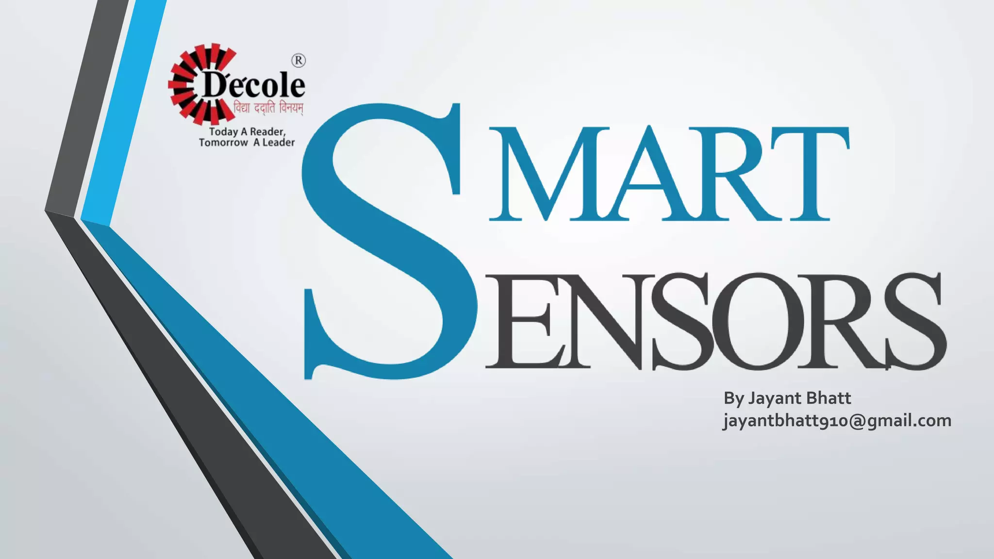 Smart sensors | PPT