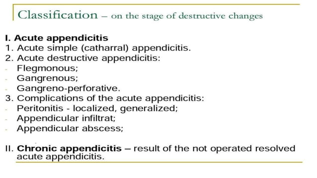 Appendicitis | PPT