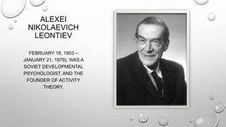 FAMOUS RUSSIAN PSYCHOLOGIST | PPTX | Science