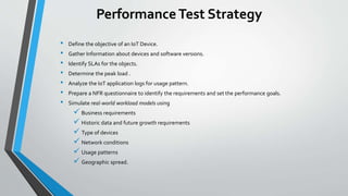 Performance Testing Internet of Things | PPTX