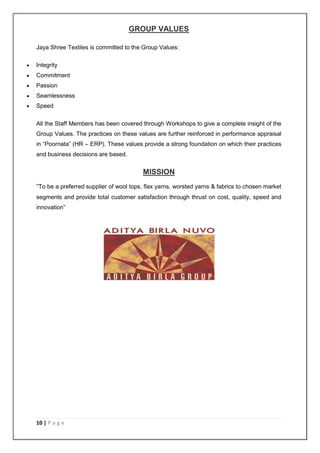 Jaya shree textile-rishra-kolkata(aditya birla nuvo ltd | PDF