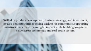 Jay Bhaumik Plano - Skilled In Business Strategy, And Investment | PDF