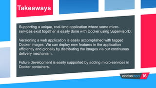 Overseeing Ship's Surveys and Surveyors Globally Using IoT and Docker by Jay Blanchard and Aater ...