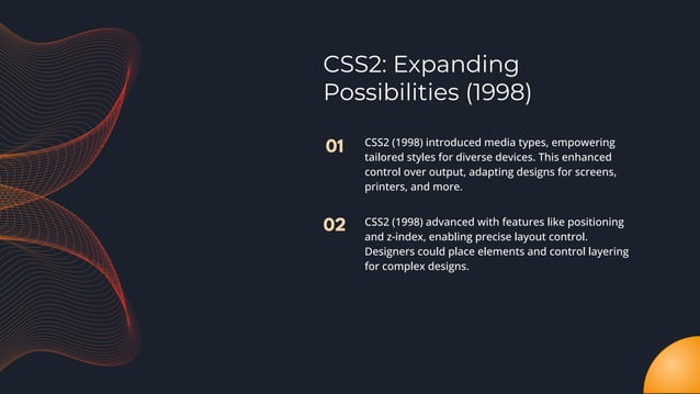Evolution Of Css Ppt 9418