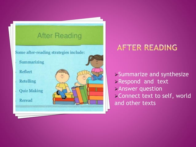 Power point presentation of reading strategies | PPT | Free Download