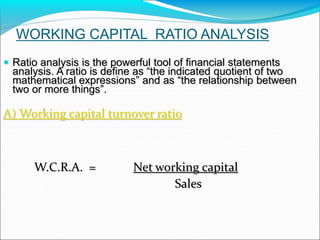 ppt on WORKING CAPITAL MANAGEMENT AT Silver Forge Pvt. Ltd. | PPT