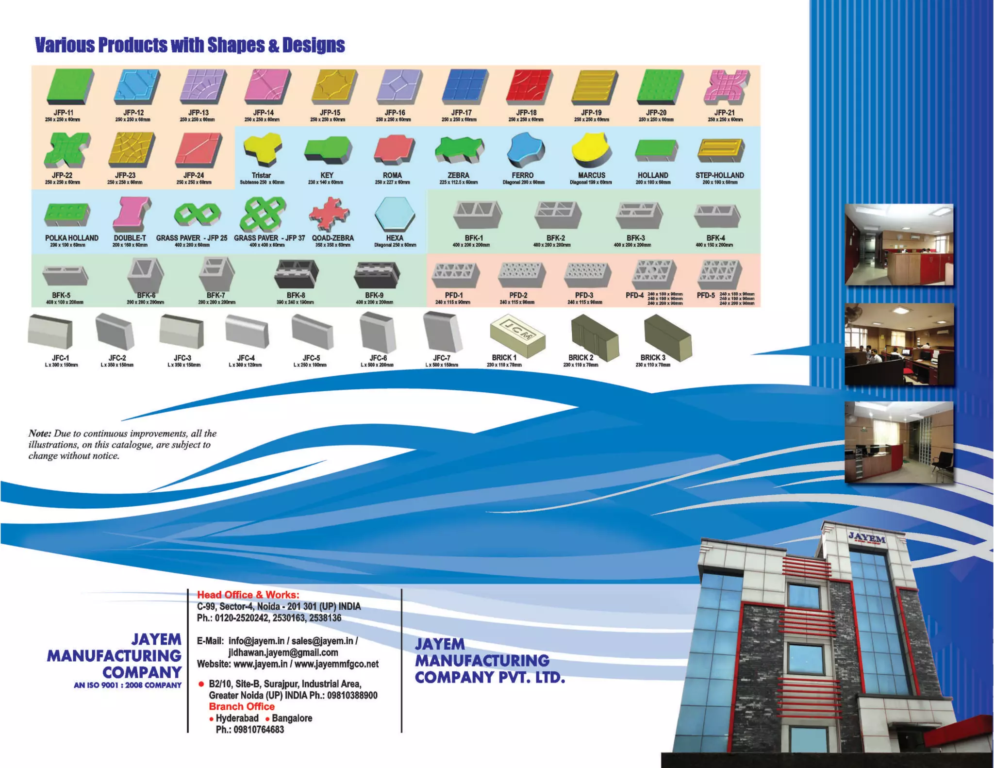 Jayem Manufacturing Co, Noida, Construction Equipment | PDF