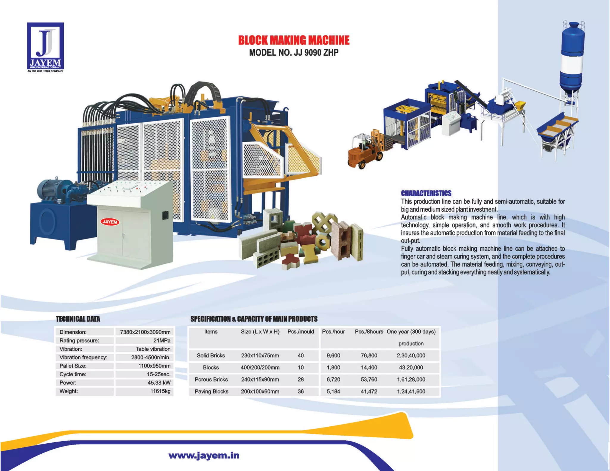 Jayem Manufacturing Co, Noida, Construction Equipment | PDF