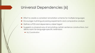 Dependency Analysis of Abstract Universal Structures in Korean and English | PPT